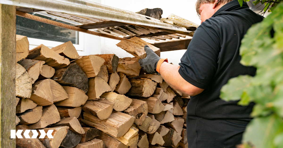 Brennholz & Kaminholz im Winter richtig lagern und welche Holzart die ...